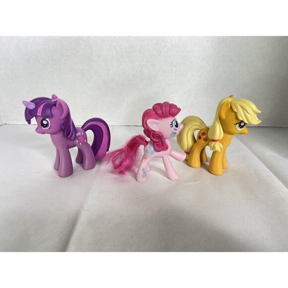 Hasbro | Toys | My Little Pony Mlp Ponies Mixed Lot Pvc Figures Applejack Pinkie Pie Twilight ...